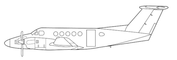 beechcraft King Air in 1/72