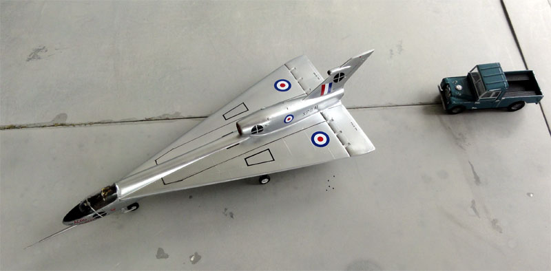 British prototype aircraft models